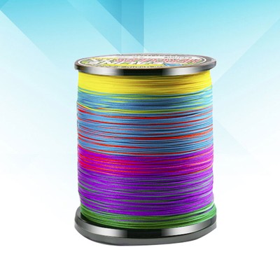 Fishing Line Diameter Rainbow Fishing Line Strong Braided Line | eBay UK