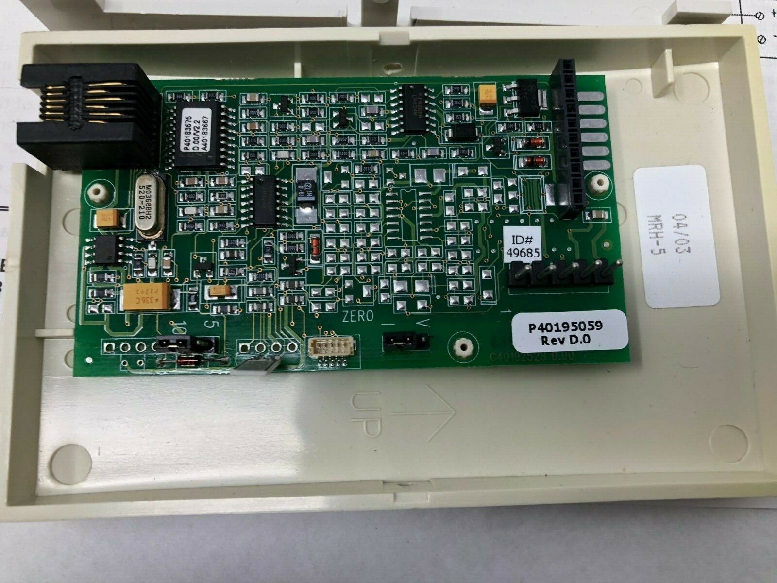 Andover Controls 01-6013-058 Room 3% Relative Humidity Sensor | eBay