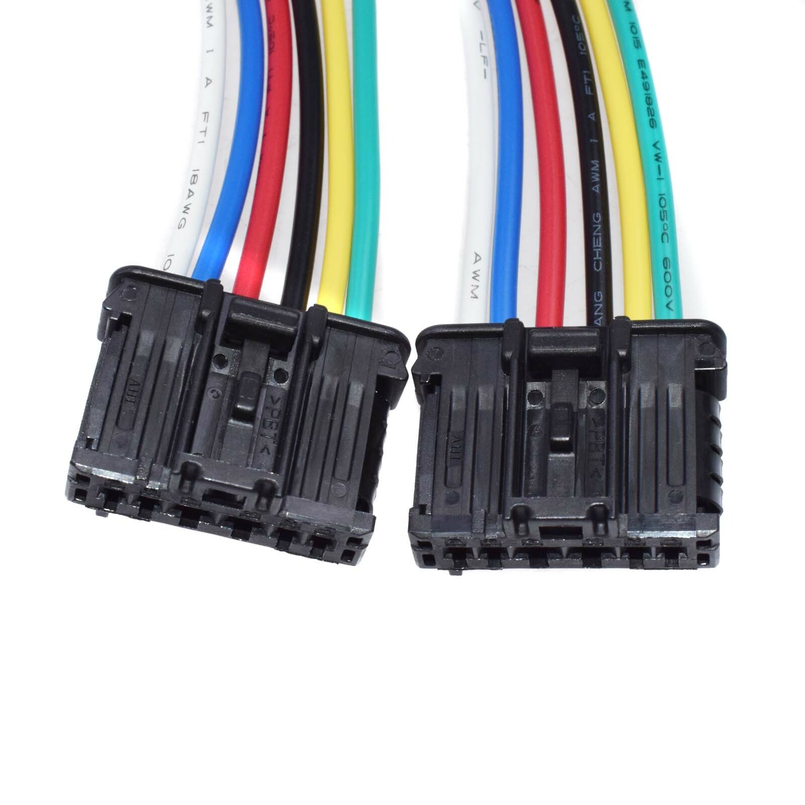 2 PCS Rear Tail Light harness connector 1606248780 FOR Peugeot 206 207 ...