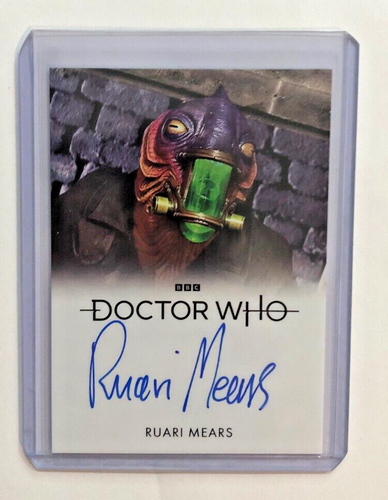 2018 BBC Doctor Who Ruari Mears Auto Card | eBay