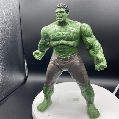 2012 Incredible Hulk 10” Talking Smash Action Figure Marvel Avengers ...