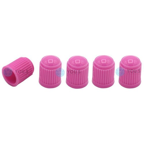 5 Piece You.S Plastic Pink Valve Caps Valve Cap Car Valve Car Vehicle ...