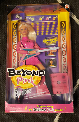 Beyond Pink Barbie Doll with Cassette 1998 Mattel 20017 Glow in the ...