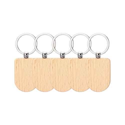 5Pcs Shield Shape Wooden Keychain Blanks, Wood Color 636939922122 | eBay UK