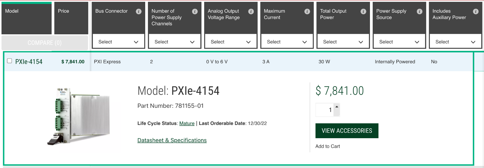 National Instruments NI PXIe-4154 Battery Simulator | eBay