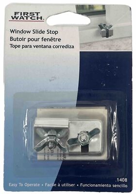 2-Pack Sliding Window Security Slide Stops Non-Marring Locks,First ...