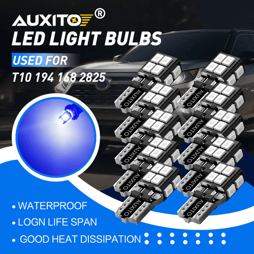 AUXITO Blue T10 LED Trunk Cargo Area Light Bulbs Lamps 168 192 194 2825 501 W5W | eBay