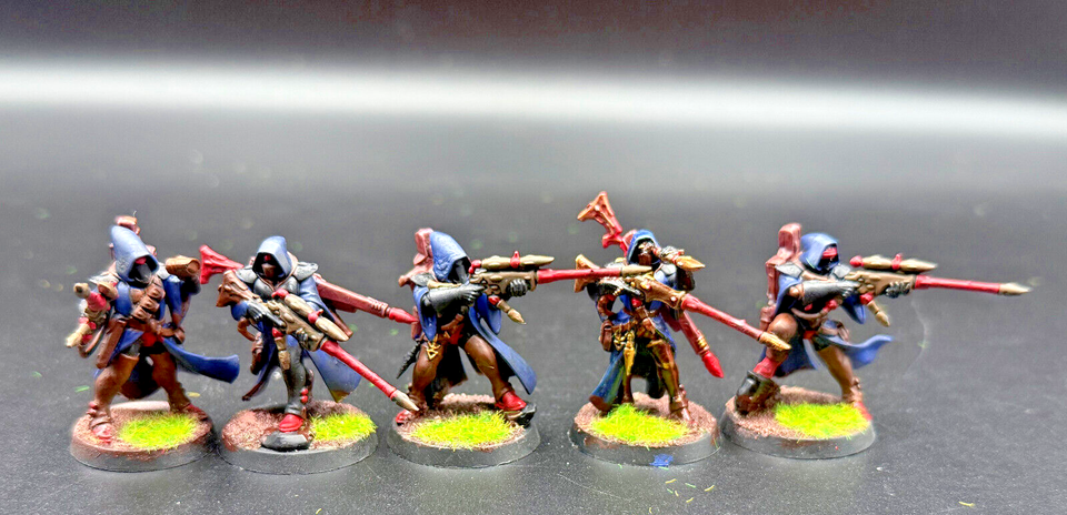 FULLY PAINTED ARMY ELDAR KHAINE FUEGAN NIGHT SPINNER RANGERS WARHAMMER ...