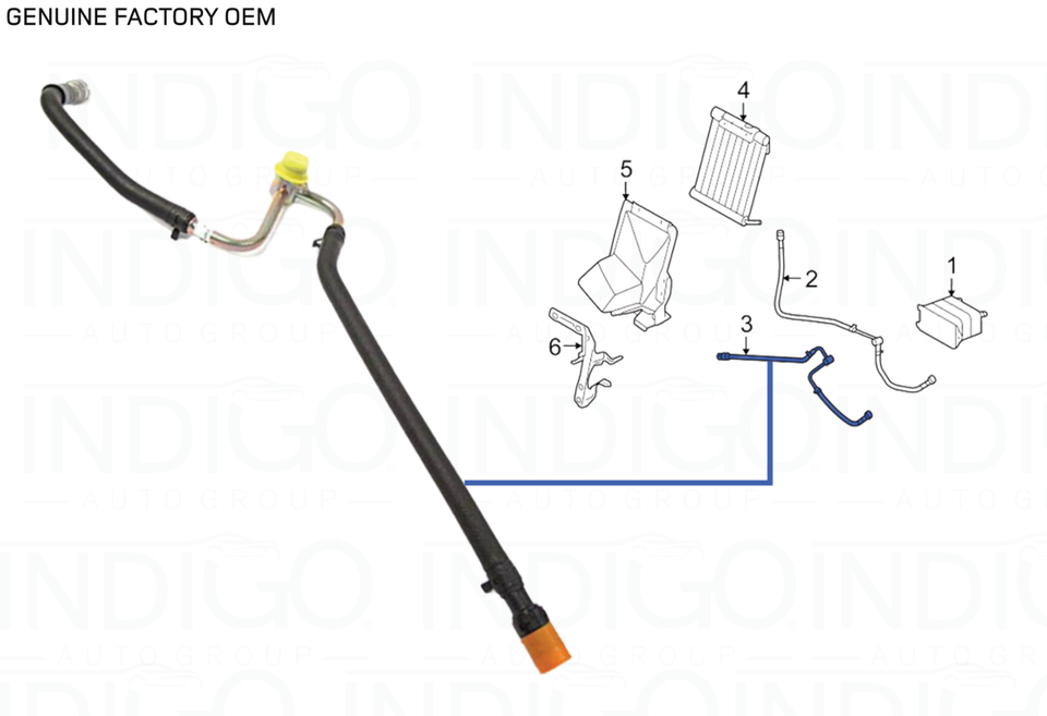 GENUINE FACTORY OEM LAND ROVER OIL FEED PIPE RANGE ROVER 06-09 4.2L SC ...