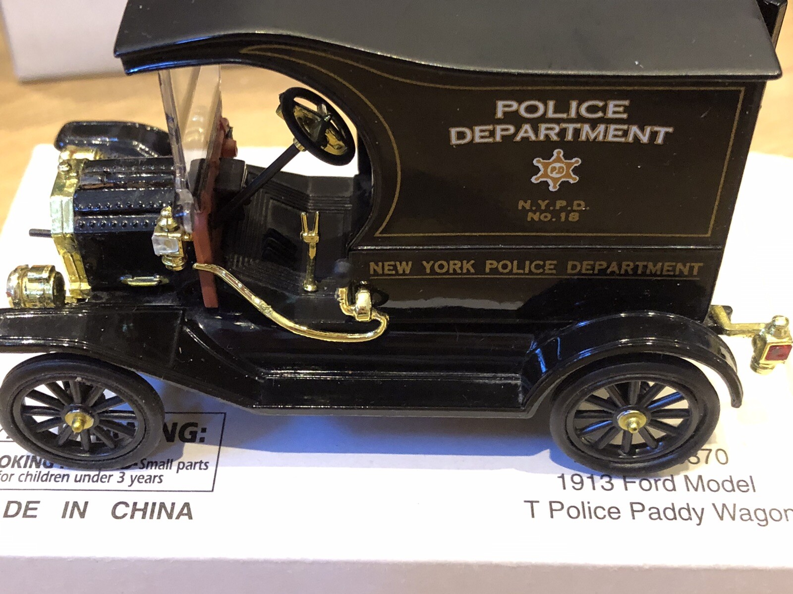 1913 Ford Model T Police Paddy Wagon SS-T5370 Model Car | eBay