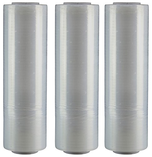 Shrink Wrap 3 Pack (3000FTX18", 19 LBS Total): Stretch Film Plastic ...