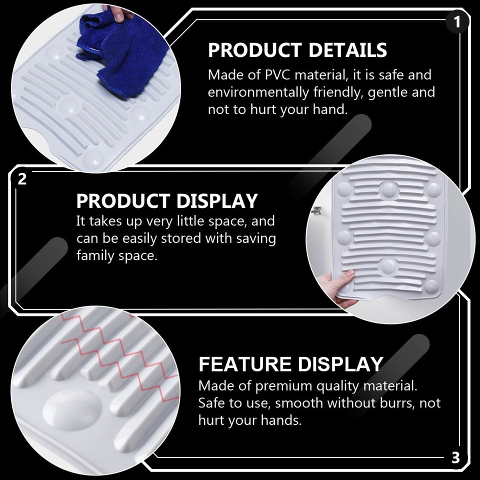 2 Pcs Hand Washer for Laundry Washing Clothes Tool Antiskid Mini ...