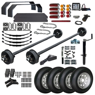 16CC - 16'x8' Covered Cargo Trailer Kit DIY Master Plan | eBay