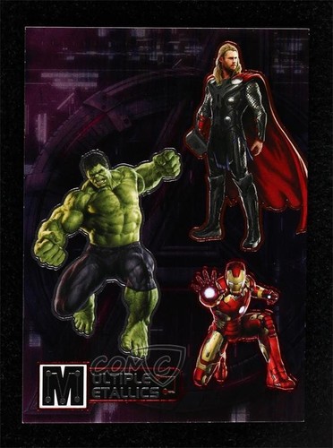 2015 Marvel Avengers: Age of Ultron Multiple Metallics Team Hulk Iron ...