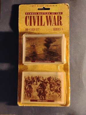 Famous Battles of The Civil War Trading Cards Seies 1-100 Cards ...