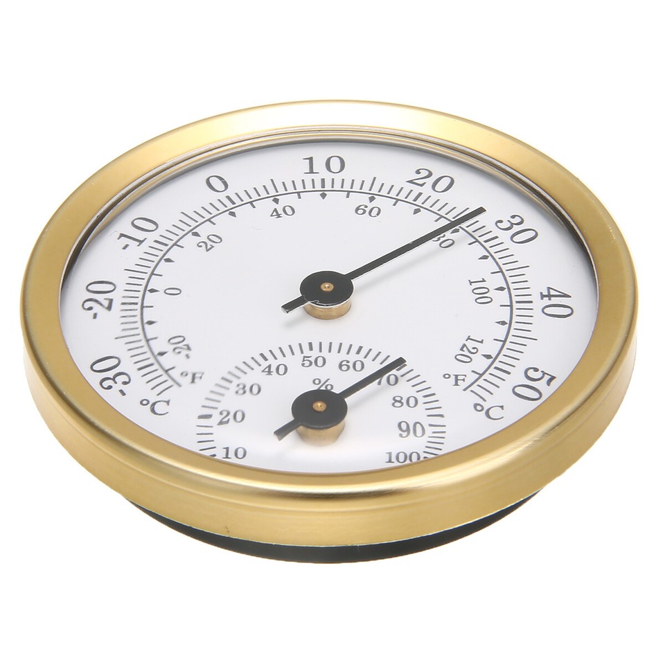 Indoor Analog Humidity Temperature Meter Gauge Thermometer Hygrometer ...