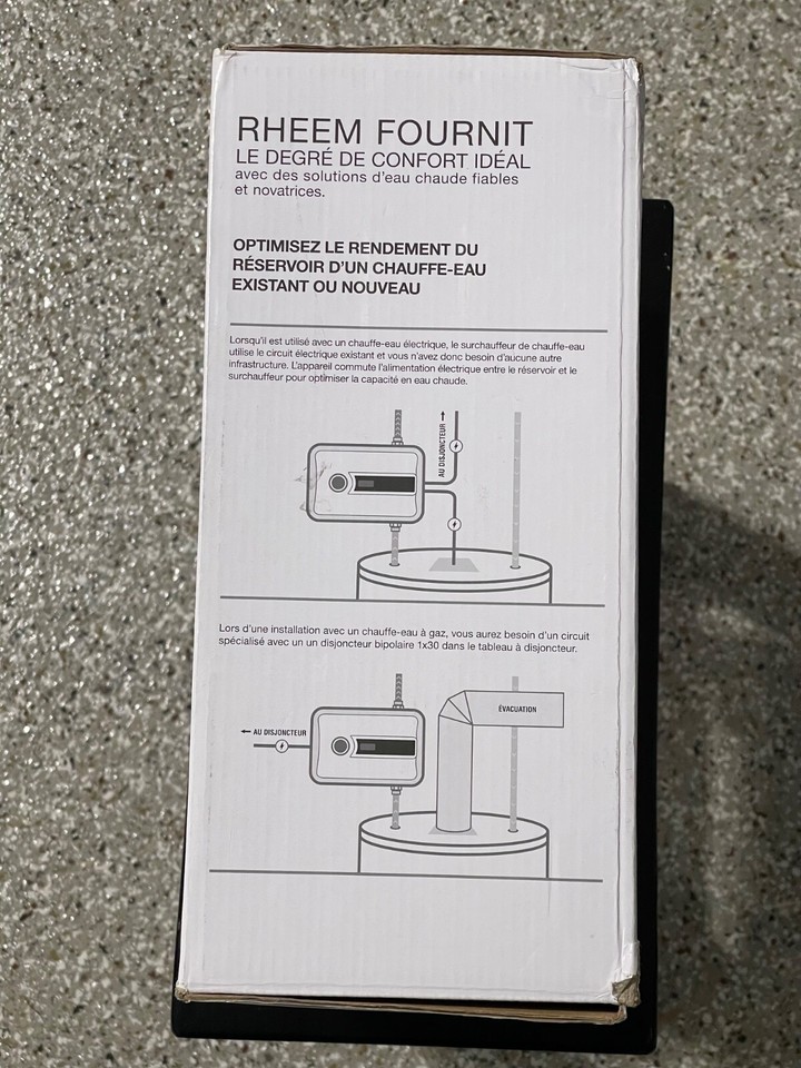 Rheem Water Heater Booster RTEX-AB7 | eBay