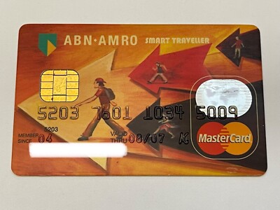ABN AMRO Smart Traveller MasterCard Credit Card ️Chip ️UAE ️Expired in ...