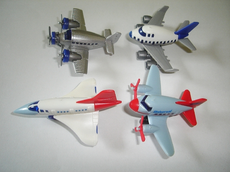 JETS CLASSIC MODEL AIRPLANES SET 1999 - KINDER SURPRISE PLASTIC TOYS ...