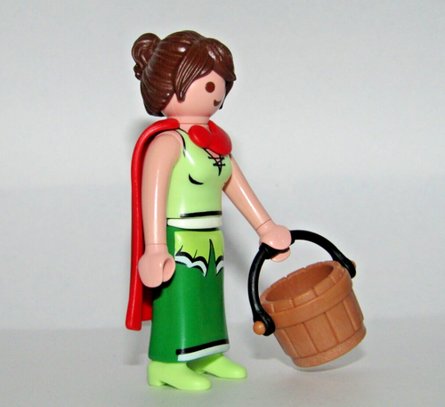 Playmobil Gallic villager roman woman with green dress, red cape ...