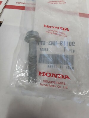 Honda Motorcycle Bolt NOS OEM P# 90119-HW3-671 | eBay
