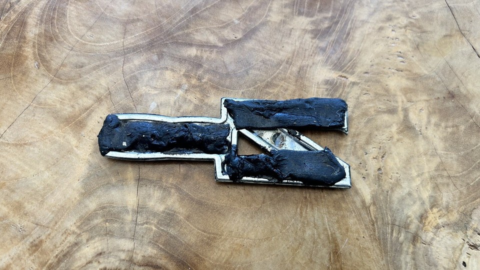 1970-71 Chevrolet Camaro Rear Spoiler Z-28 Emblem Original | eBay