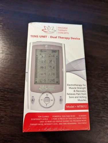 Mini TENS Unit - Muscle Stimulator - 2 Channels | 10 Modes | 20 Levels ...