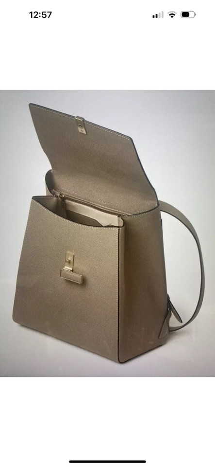 New Valextra Iside Backpack, Oyster Color | eBay