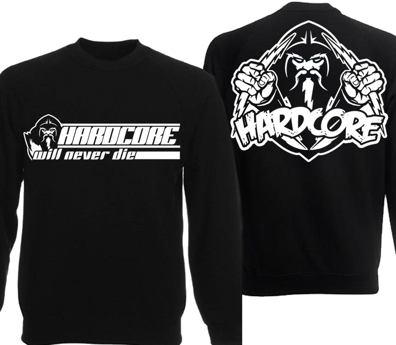 Pullover Gabber Wizzard HARDCORE WIZARD XX293 TECHNO GABBA SPEEDCORE ...