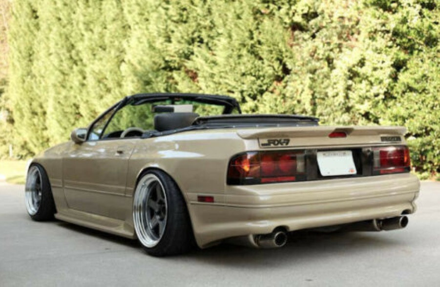 JDM rear ducktail flush Spoiler fits Mazda RX7 rx-7 FC FC3S savanna | eBay