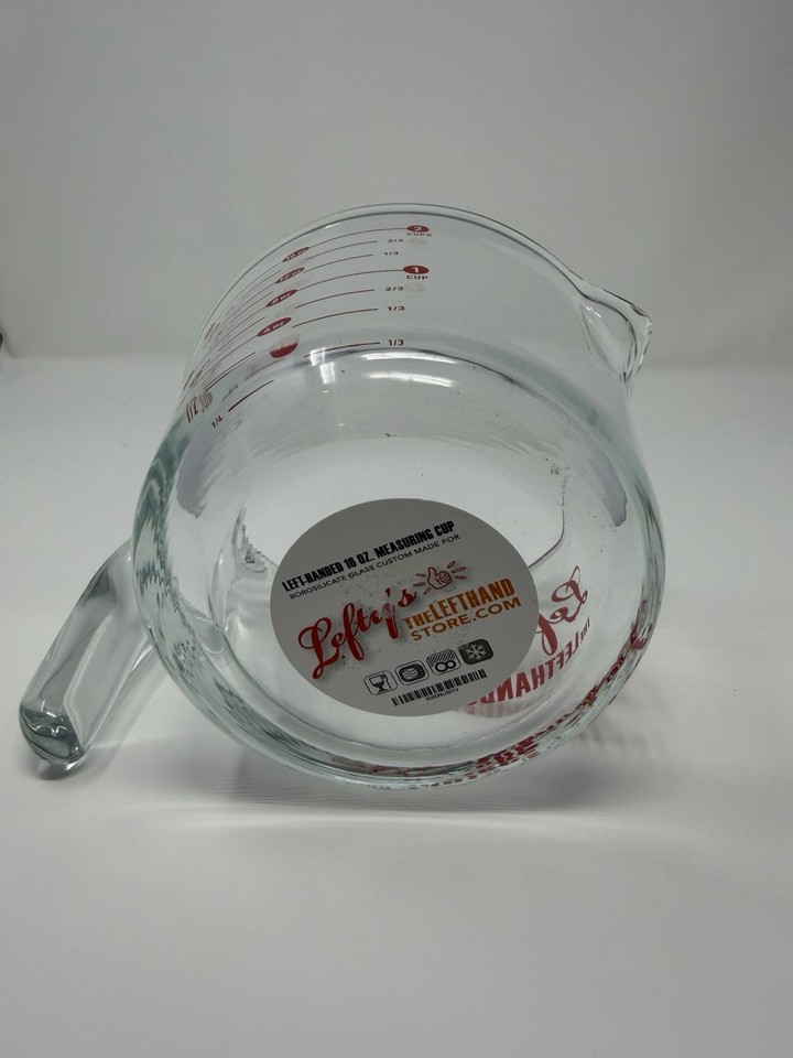 Lefty's Left-Handed 2-Cup Glass Measuring Cup 16 oz | eBay UK