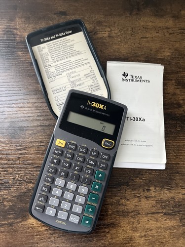 Texas Instruments TI-30XA Student Scientific Calculator New Batteries ...