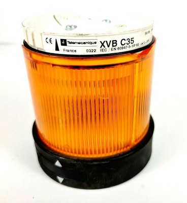 Yellow Tower Light Beacon Signal Module with Bulb 230v - Telemechanique ...