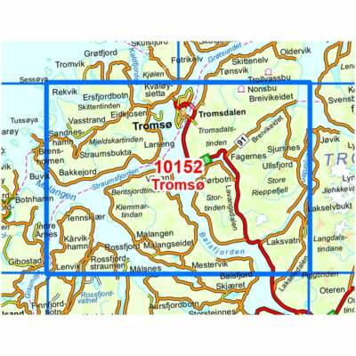 Walking Map Of Tromso Norway Tromsø Travel Guide | Visit Tromso