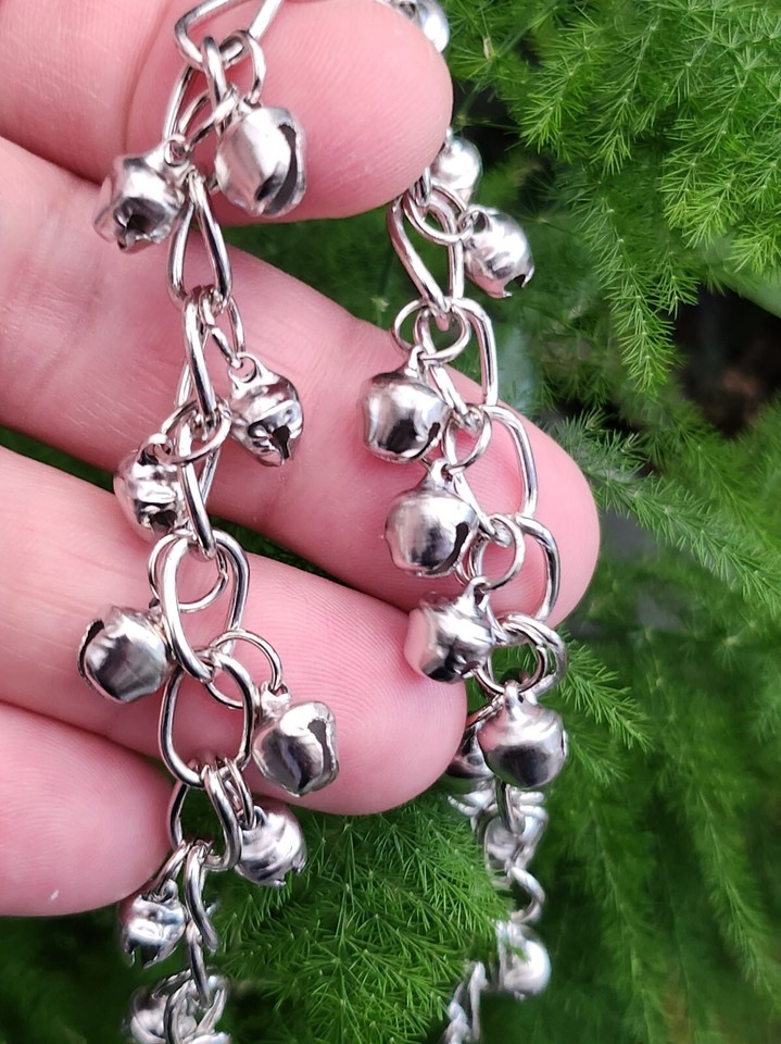 Bell Ankle Bracelet 20 Bells Anklet Quality Shiny Steel Dancing Bells ...