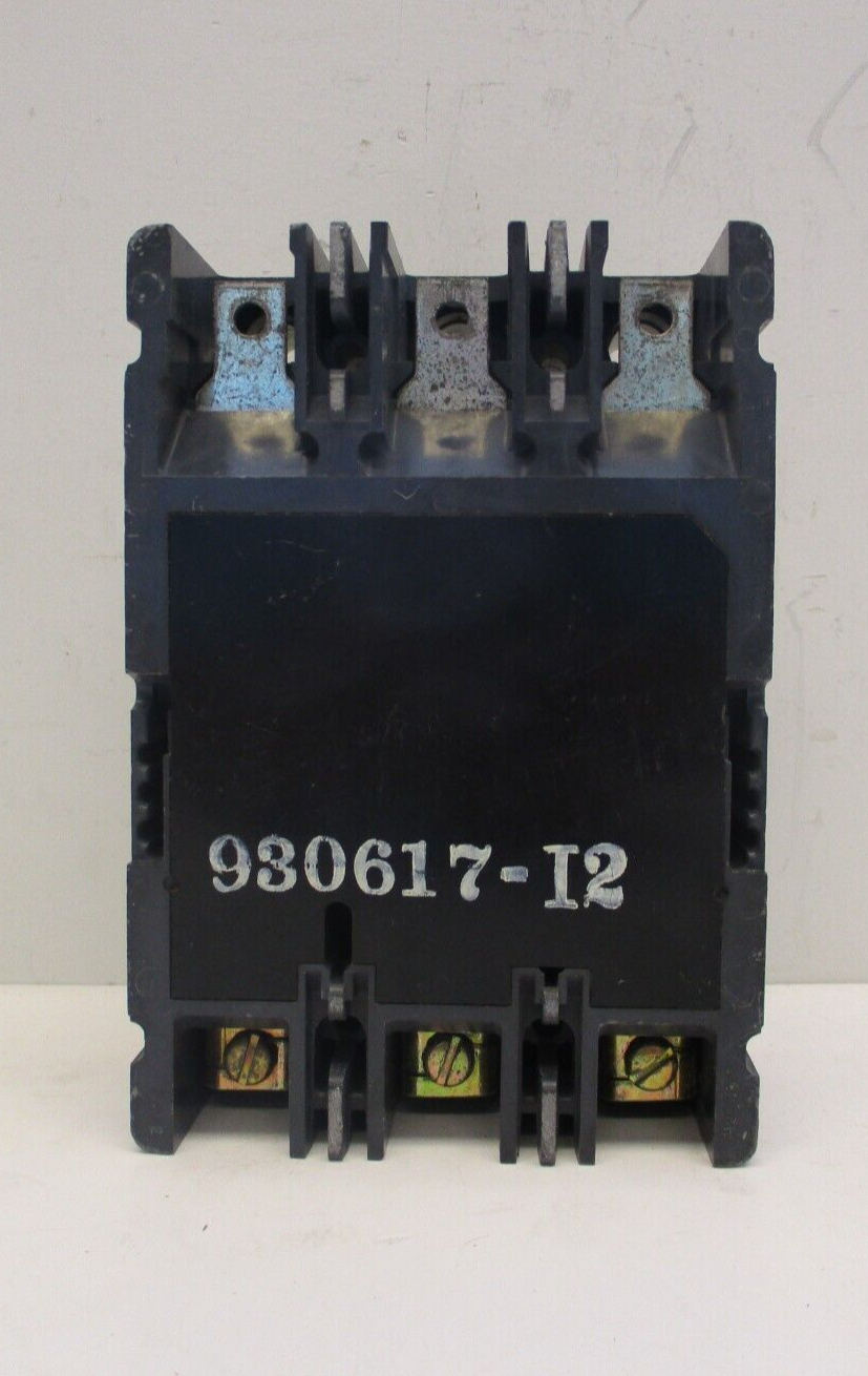 WESTINGHOUSE CIRCUIT BREAKER P/N: FDB3100 100AMP 600VAC 3 POLE 250VDC ...