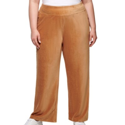 Calvin Klein Performance Women’s Plus Corduroy Wide Leg Pants Size 3X ...