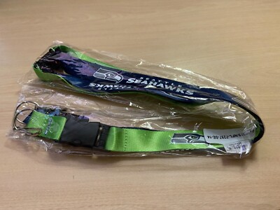 OFFICIALLY LICENSED SEATTLE SEAHAWKS LANYARD SET OF 2 (GREEN & BLUE) | eBay