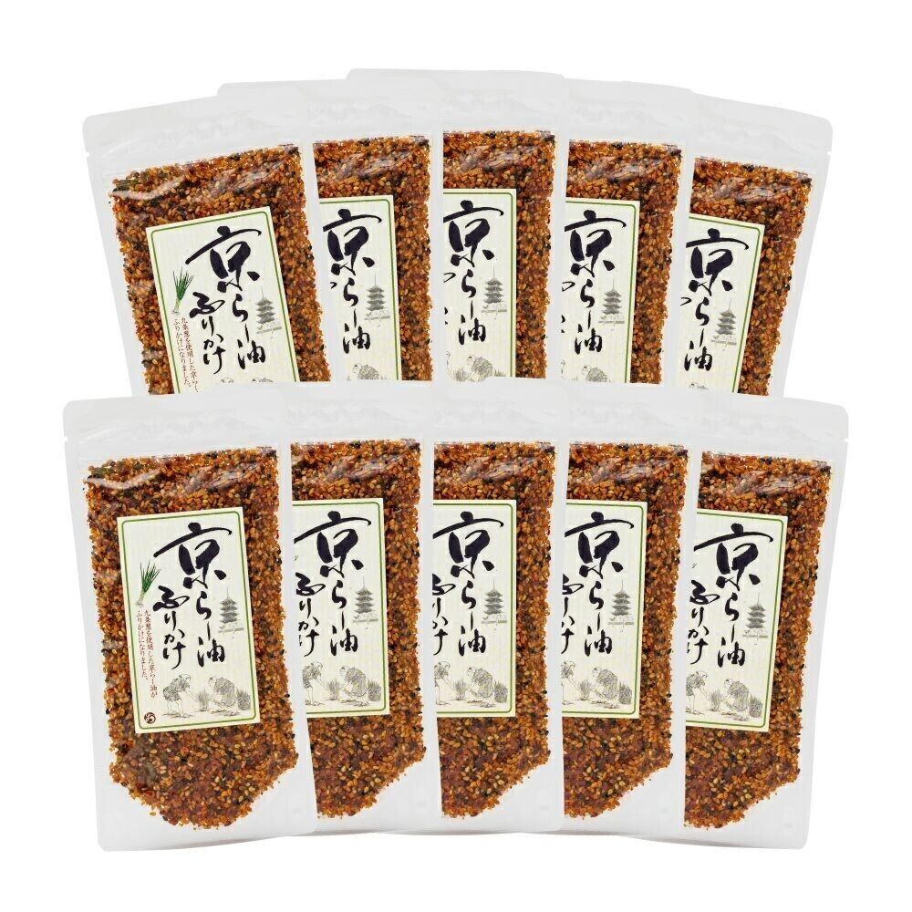 KYOTO Sprinkle Rice Seasoning Chilli Oil Furikake Ra-Yu Maiko 80g x10 ...