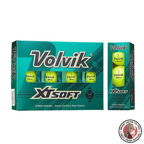 Volvic Golf Ball XT Soft Yellow Darse (12 pieces) VOLVIK XT Soft Yel ...