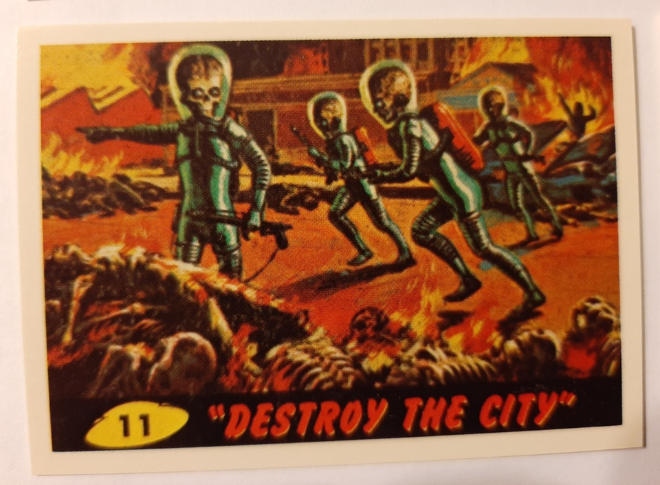 1984 Mars Attacks official 1962 Renata Galasso reprint 56 trading card ...