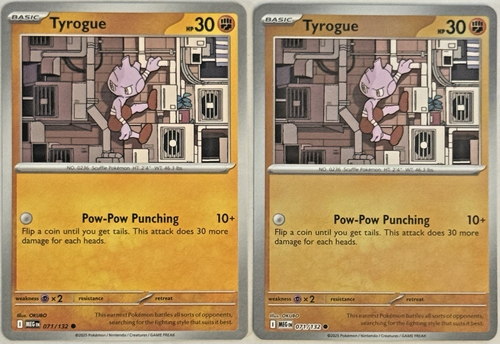 Tyrogue 071/132 - Mega Evolution - Common - Pokemon TCG - Reverse + Regular NM | eBay