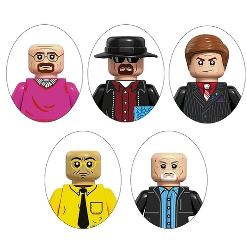 Breaking Bad Mini Figures Set – Walter White Heisenberg Gus Saul Mike ...