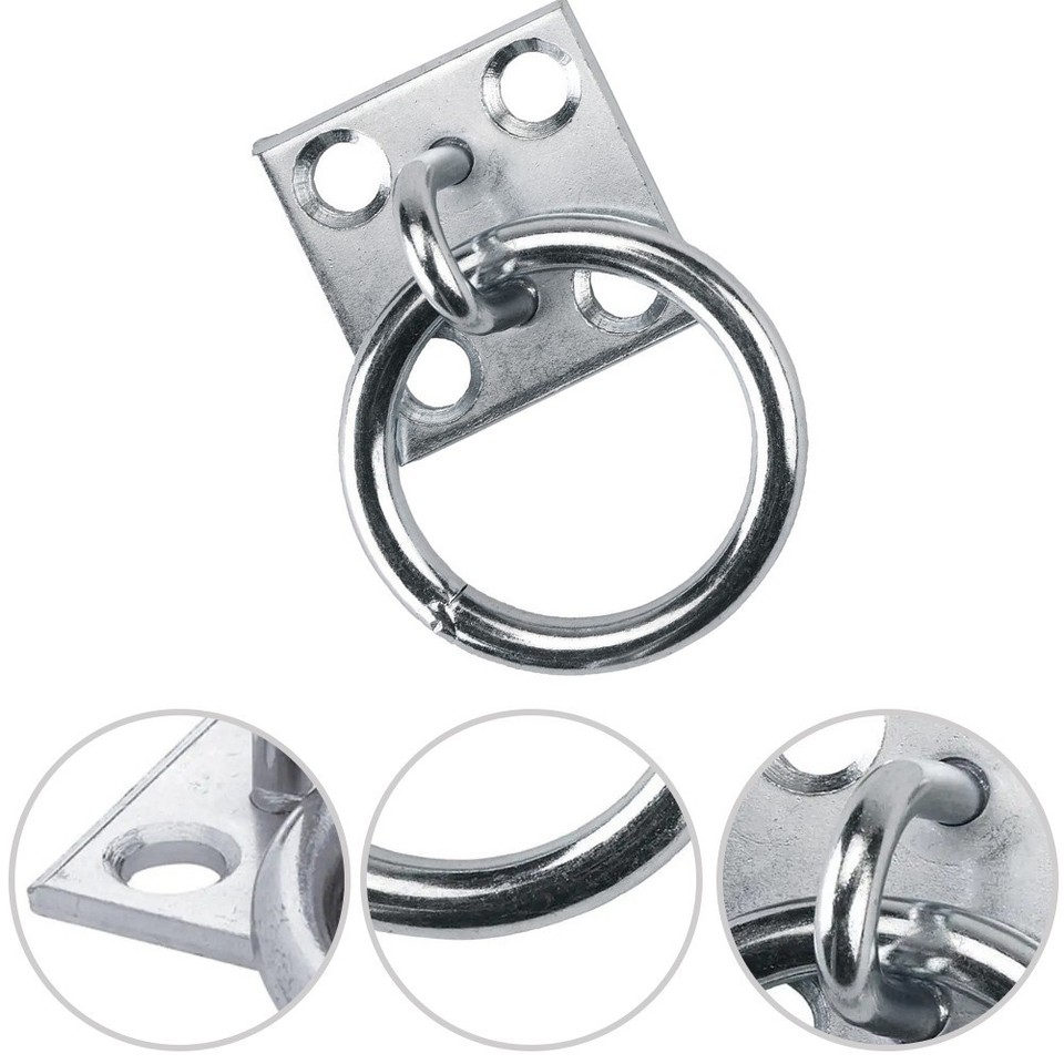 Heavy Duty Iron Horse Stable Tie Ring 5x5cm for Tack and Training Ropes ...