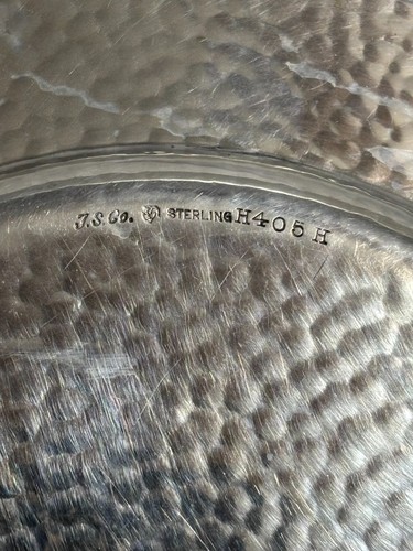 1921 ATA American Trapshooting STERLING SILVER 6" PLATE Tray Platter ...