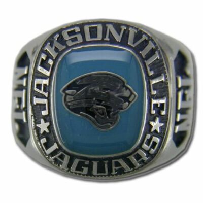 Jacksonville Jaguars Large Classic Silvertone NFL Ring | eBay