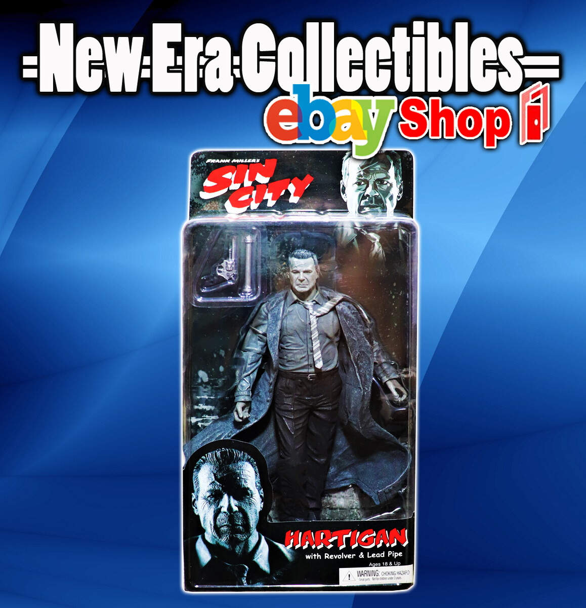 Frank Miller's Sin City Hartigan With Revolver & Lead Pipe Neca Reel ...
