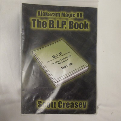 BIP Book by Scott Creasey - VINTAGE - DISCONTINUED | eBay