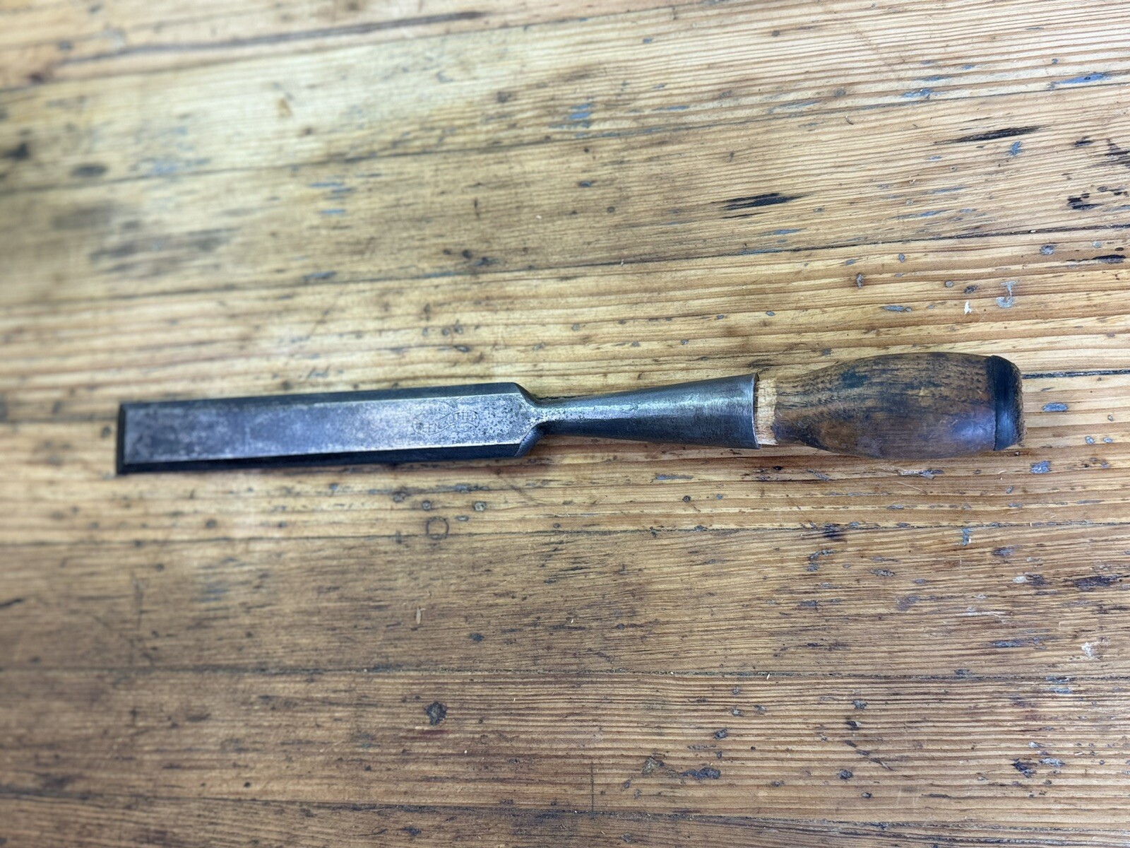 PRIOR 1900'S VTG E. C. SIMMONS KEEN KUTTER 1” FIRMER WOOD SOCKET CHISEL ...