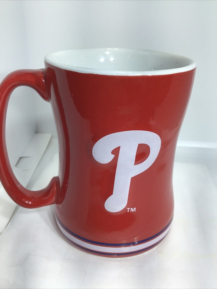 PHILADELPHIA COFFEE MUG PHILADELPHIA.PHILLIES MUG. MLB BASEBALL Mug ...